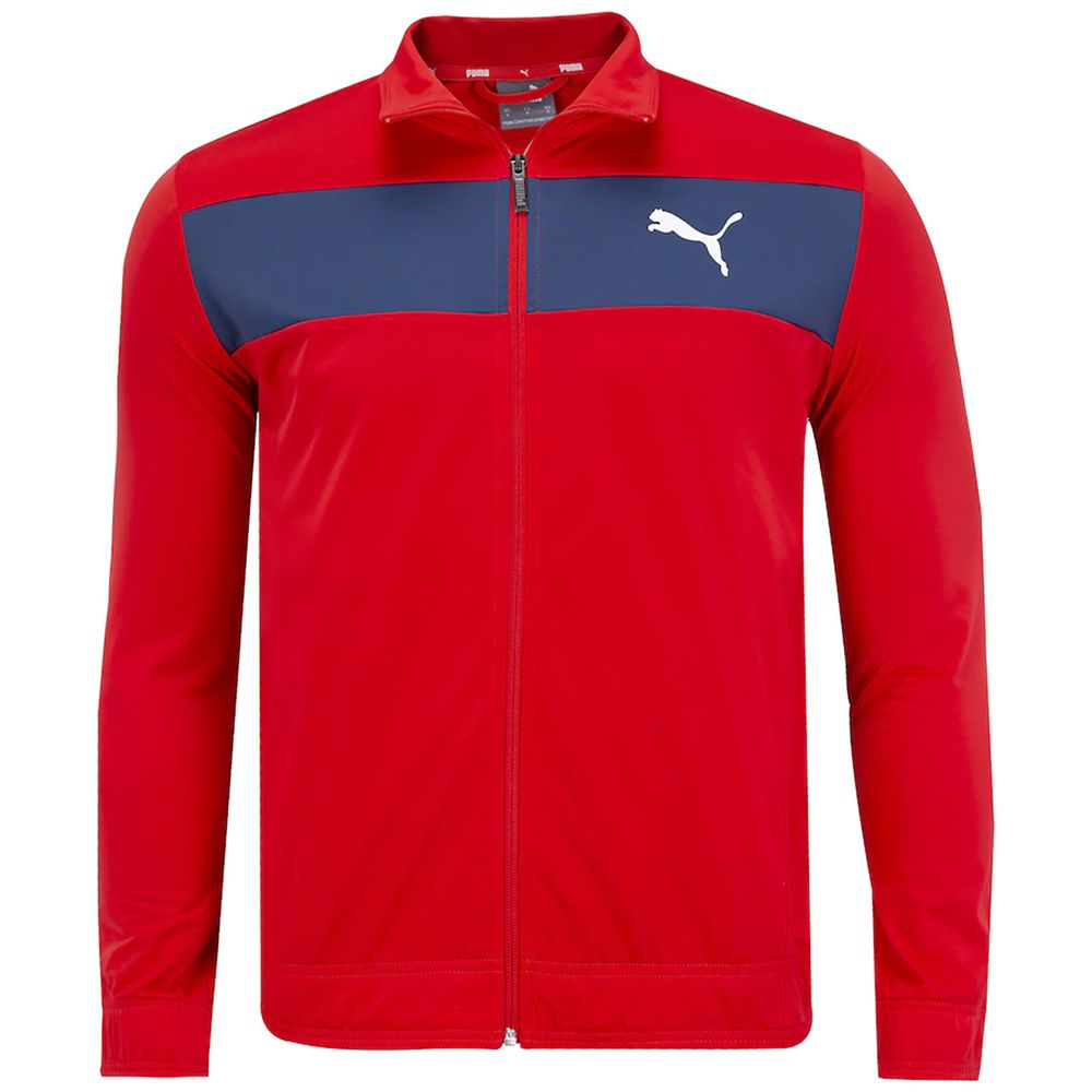 Conjunto Puma Techistripe Tricot Suit Masculino - Vermelho/Azul ...