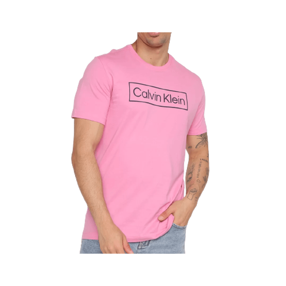 Camiseta Calvin Klein Mc - Rosa - galleryrock